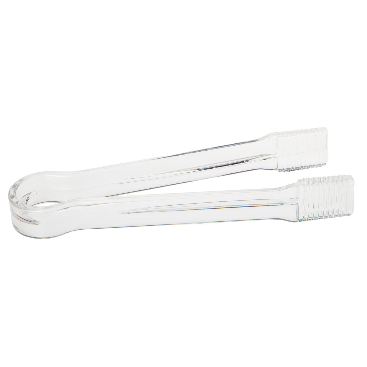 Clear Plastic Metal Ice Tong - Mormax